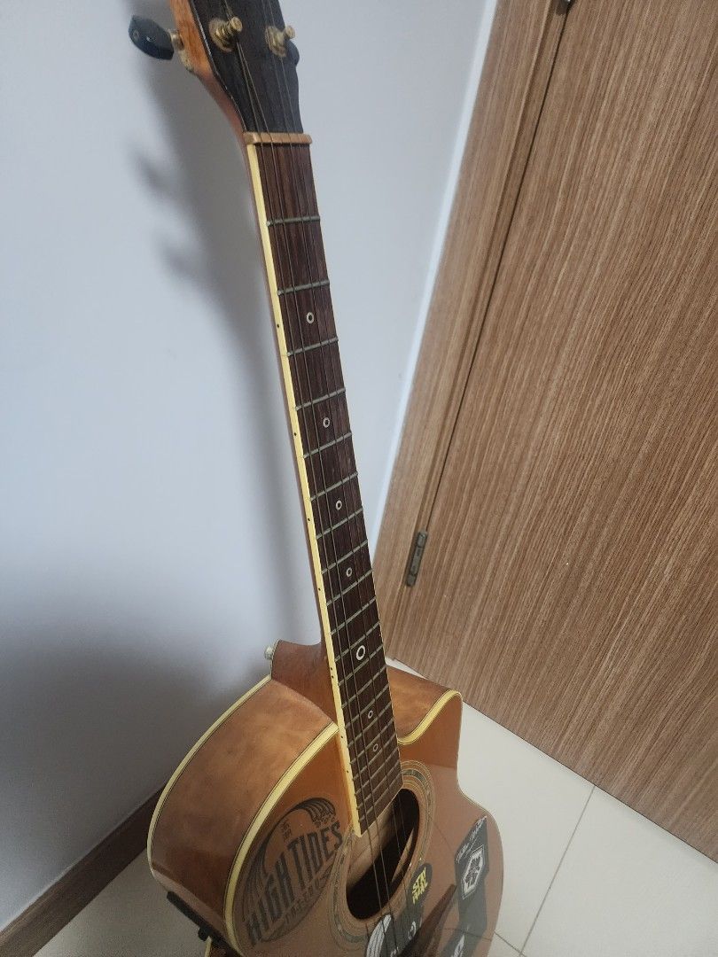Custom Acoustic Electric Guitar (Slight Defect), Hobbies & Toys, Music ...