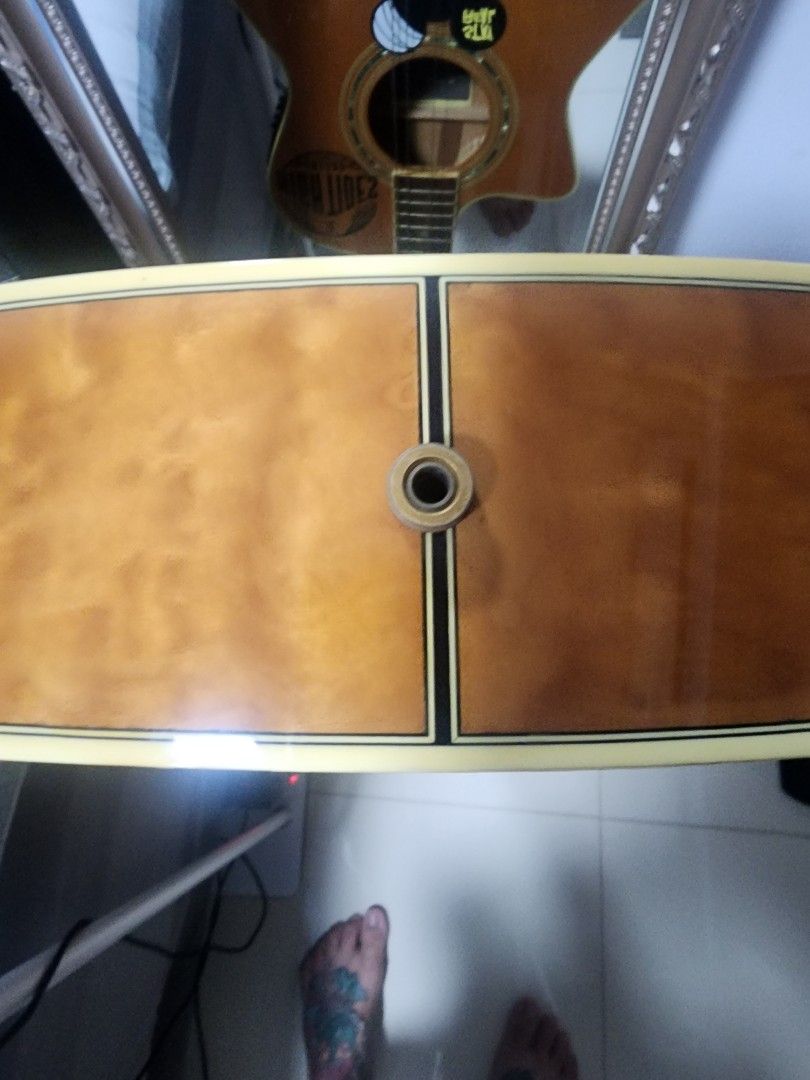 Custom Acoustic Electric Guitar (Slight Defect), Hobbies & Toys, Music ...