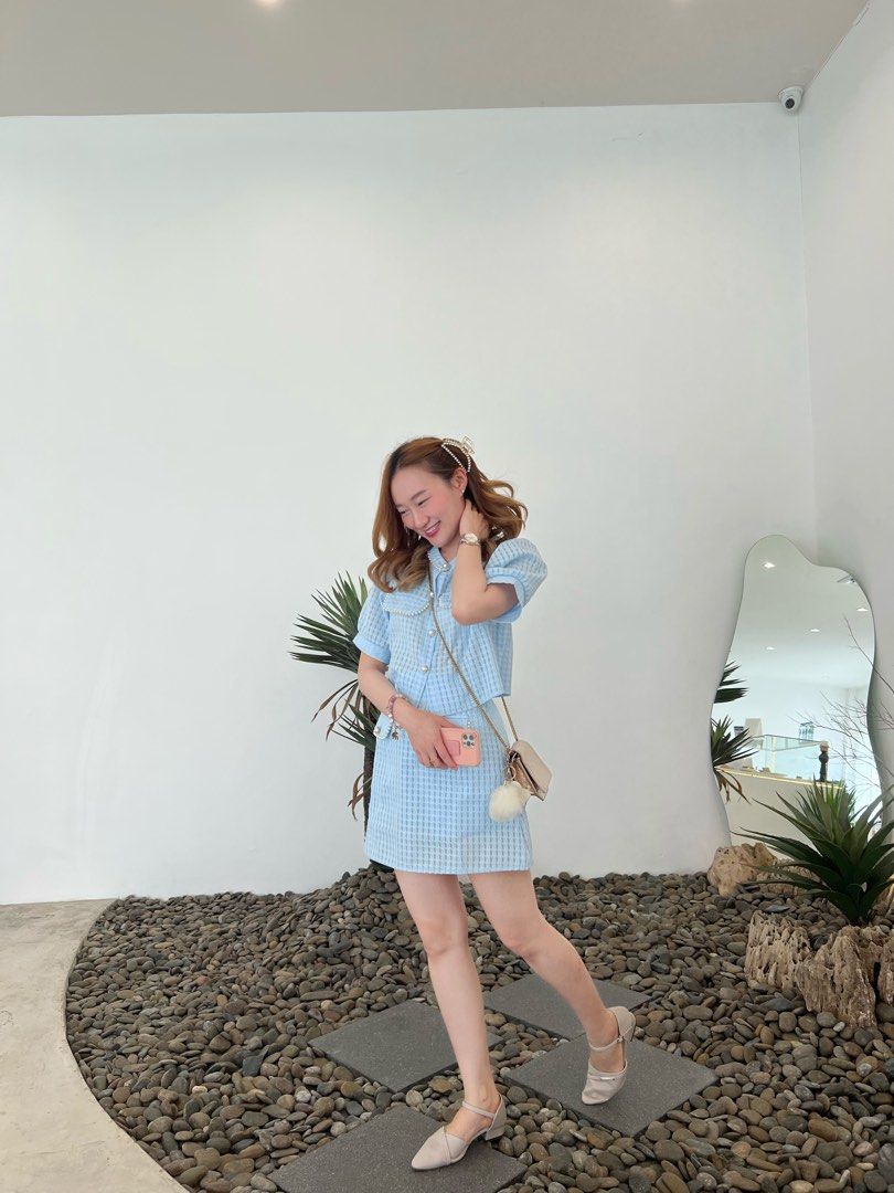 Cutie Baby blue set, Women's Fashion, Dresses & Sets, Sets or ...