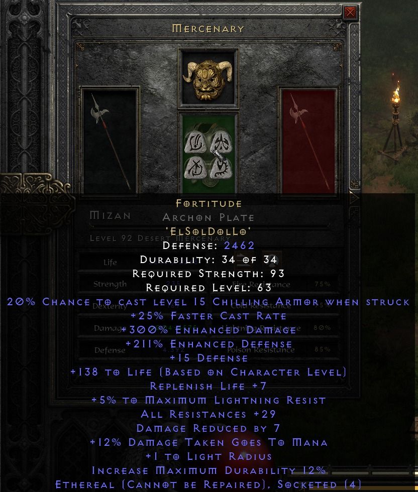 Diablo 2 Leader D2R Season2 Runes and Items, Video Gaming, Gaming ...