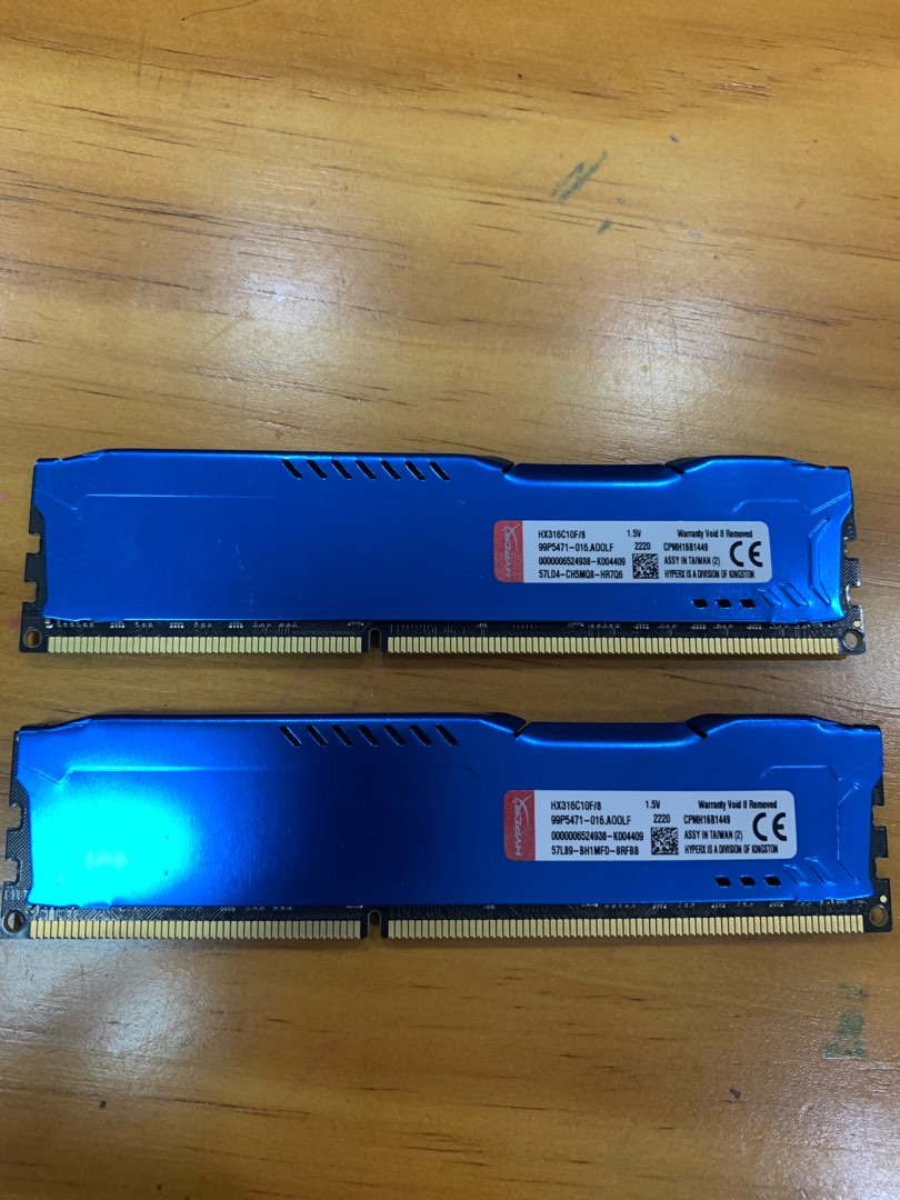 DDR3 memory 8G x 2, Computers & Tech, Parts & Accessories, Computer ...
