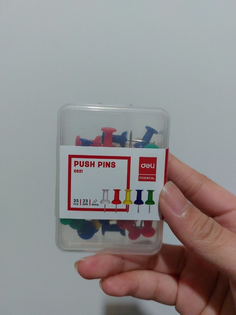 Deli pin / kebutuhan kantor / untuk mading, Buku & Alat Tulis, Alat ...