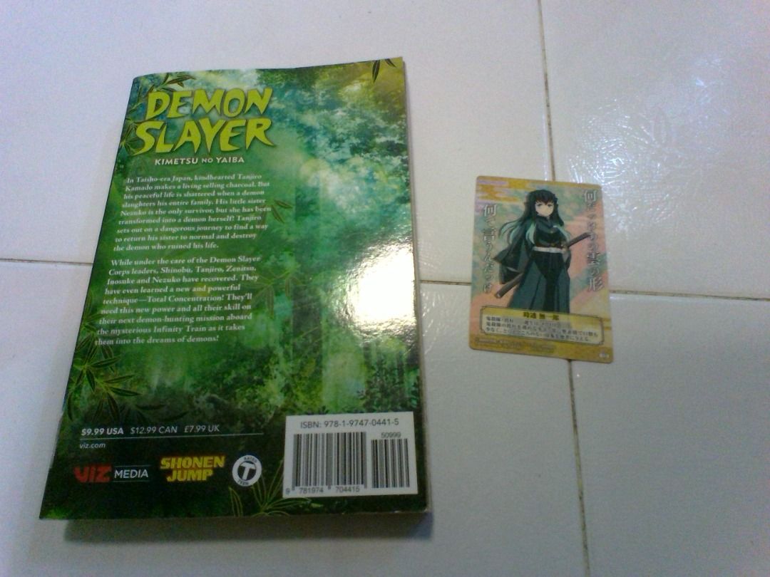 Demon Slayer Manga Book 7 (with free Muichiro card), Hobbies & Toys ...