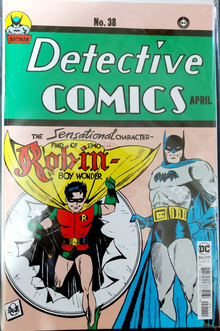 Detective Comics #38 (Batman) Facsimile Edition, Hobbies & Toys, Books ...
