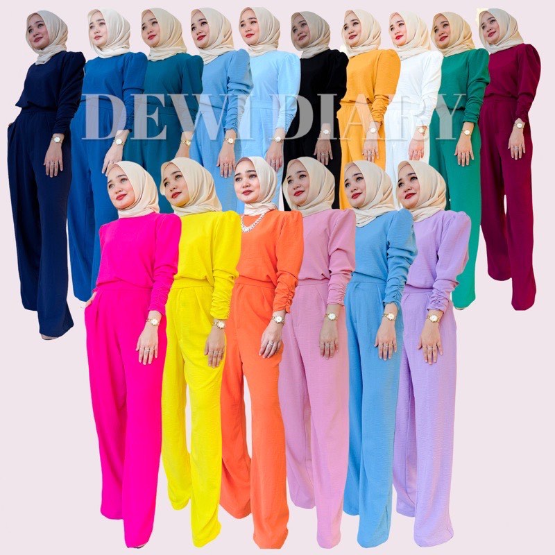 Dewi Diary Kyle Suit, Women's Fashion, Muslimah Fashion, Baju Kurung ...