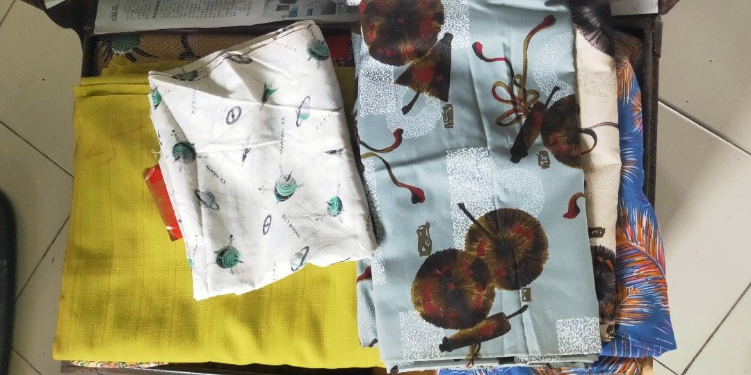 Different type of cotton fabric, Hobbies & Toys, Stationery & Craft ...