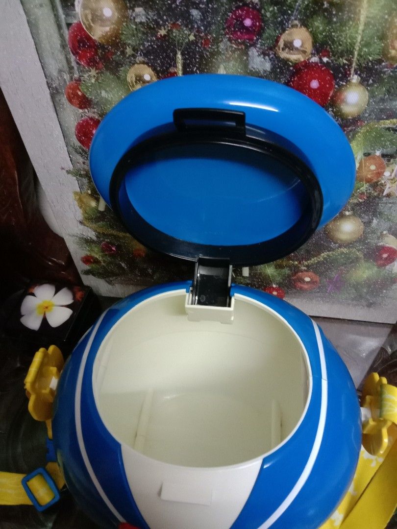 DONALD DUCK POPCORN BUCKET, CIRC:24 INCHES, HT: 8 INCHES, Hobbies ...