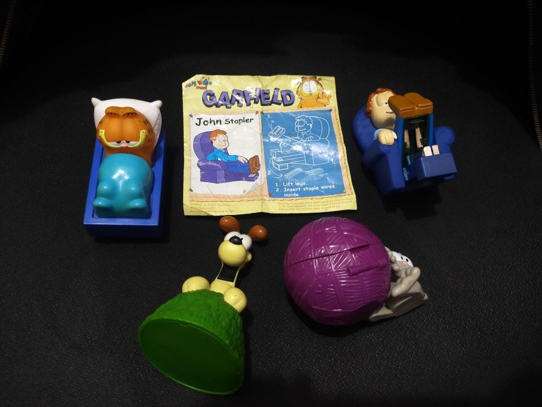 Doraemon Garfield Jollibee mcdo toys, Hobbies & Toys, Memorabilia ...