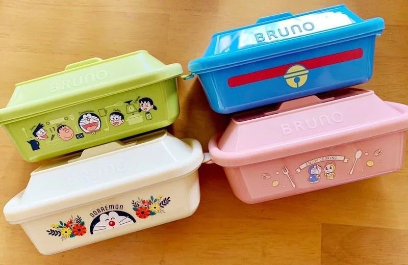 Doraemon x Bruno Container Set, Furniture & Home Living, Kitchenware ...