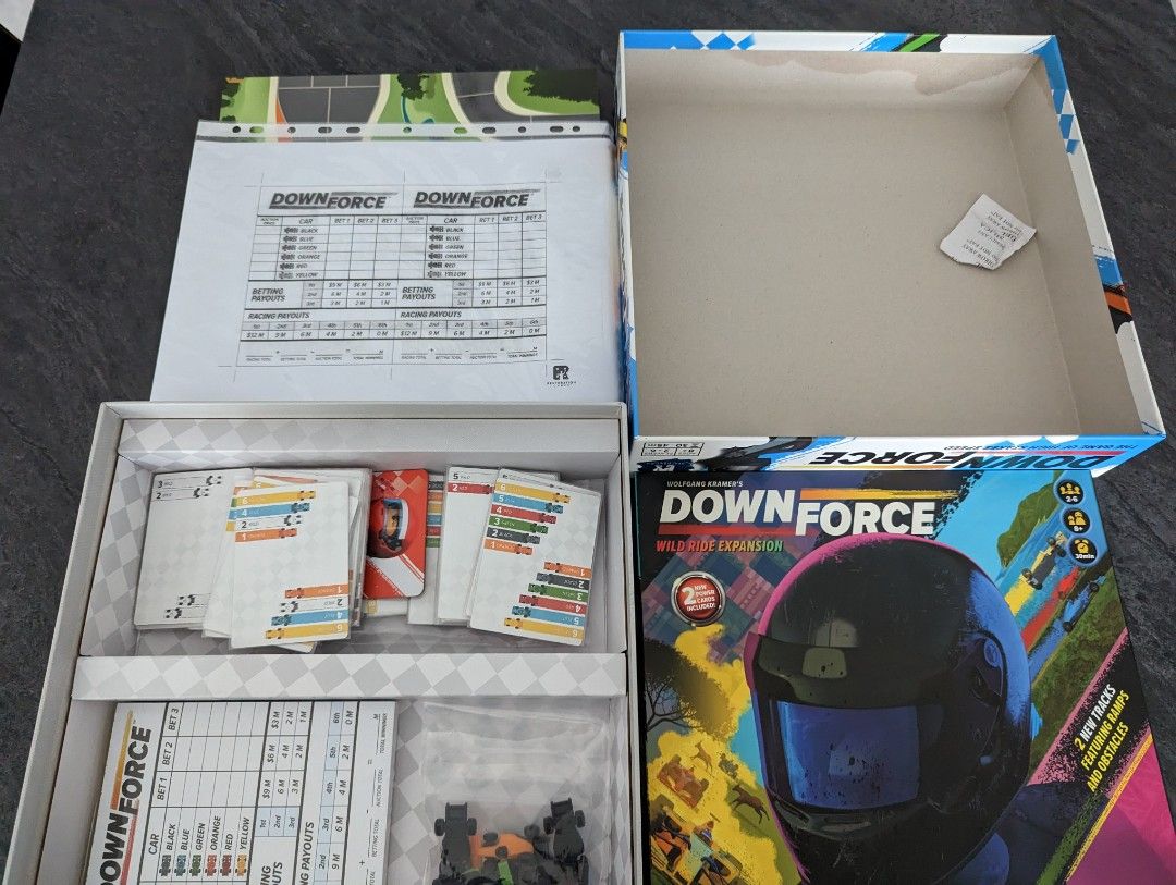 Downforce + Wild Run Expansion (Sleeved), Hobbies & Toys, Toys & Games ...