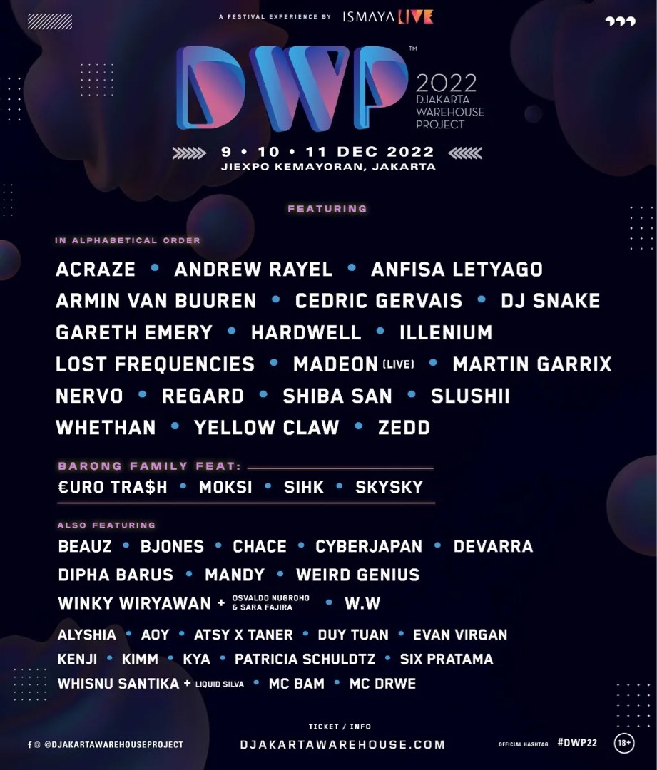 DWP 2022 GA tickets, Tickets & Vouchers, Event Tickets on Carousell