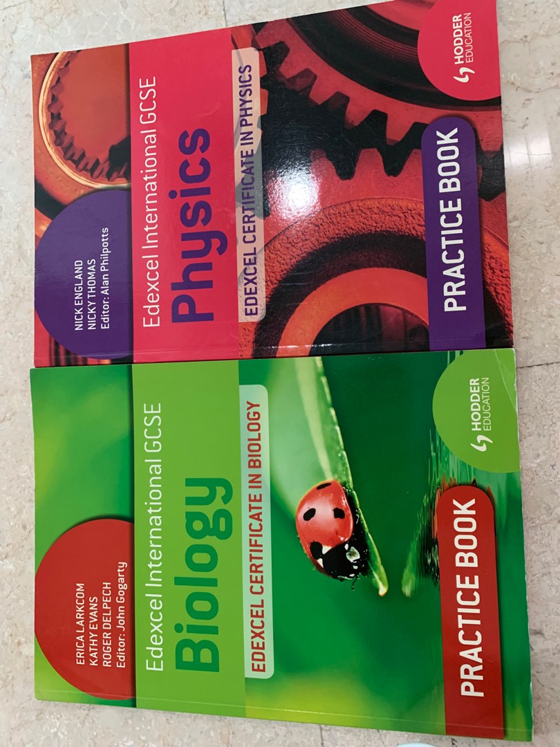 Edexcel International GCSE Practice Book (Biology & Physics), Hobbies ...