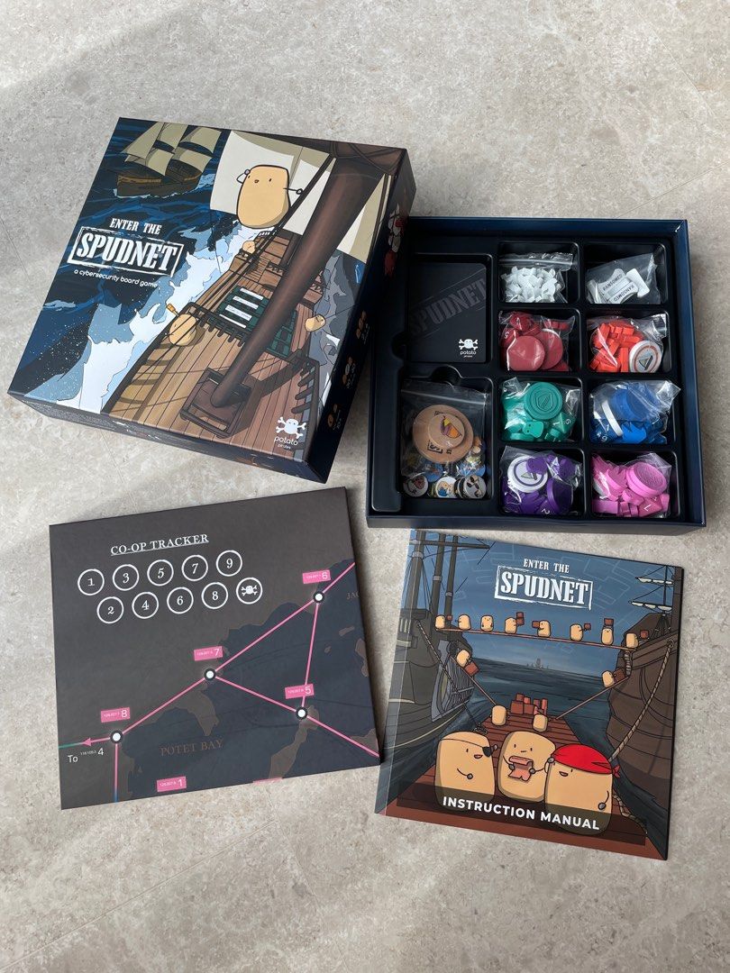 Enter the Spudnet - a cybersecurity board game, Hobbies & Toys, Toys ...
