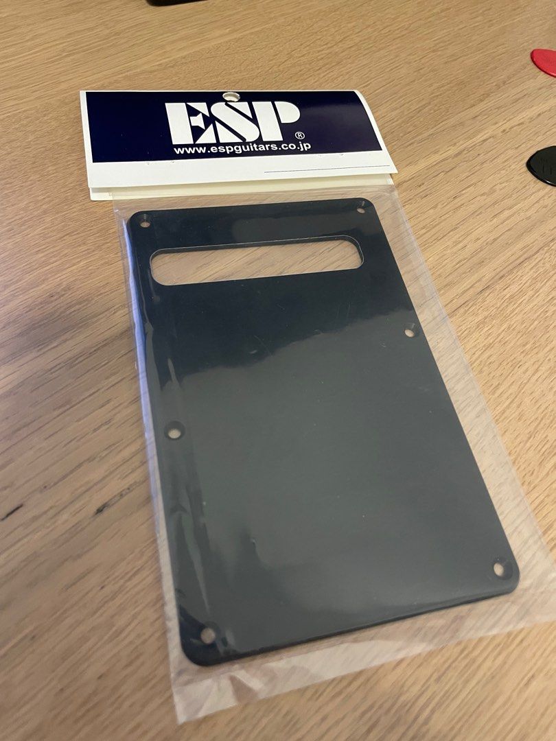 ESP japan back plate trem spring cavity cover, Hobbies & Toys, Music ...