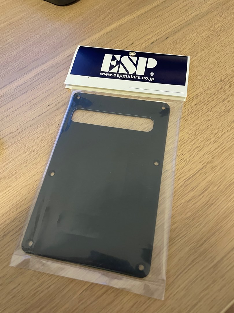 ESP japan back plate trem spring cavity cover, Hobbies & Toys, Music ...