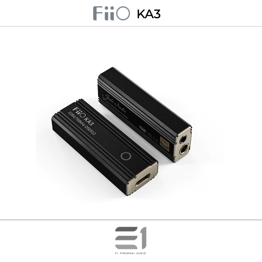 FiiO KA3 USB-C to 3.5/4.4 Balanced DAC/Amp, Audio, Portable Audio ...