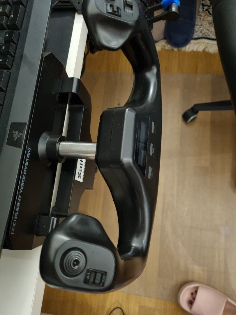 Flight simulator bundle yoke and throttles, Computers & Tech, Parts ...