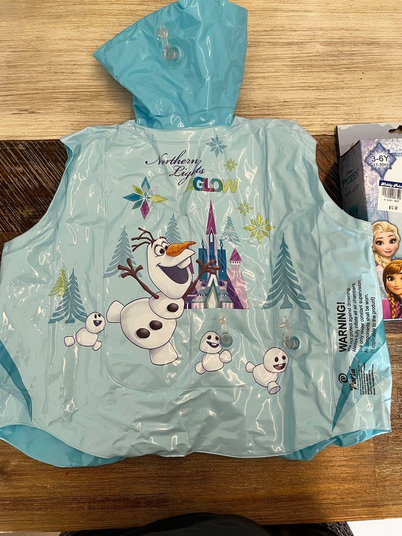 Frozen swim vest (for blessing), Babies & Kids, Babies & Kids Fashion ...