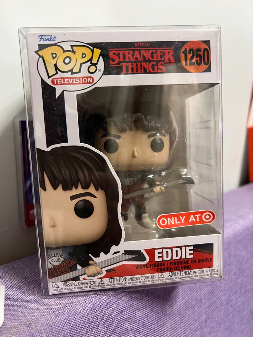 Funko Pop stranger things 怪奇物語 Eddie, 興趣及遊戲, 玩具 & 遊戲類 - Carousell