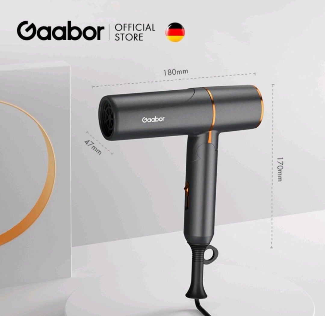 Gaabor Magic Light Quick-Drying Hair Dryer, 4 Modes, Portable Hair ...