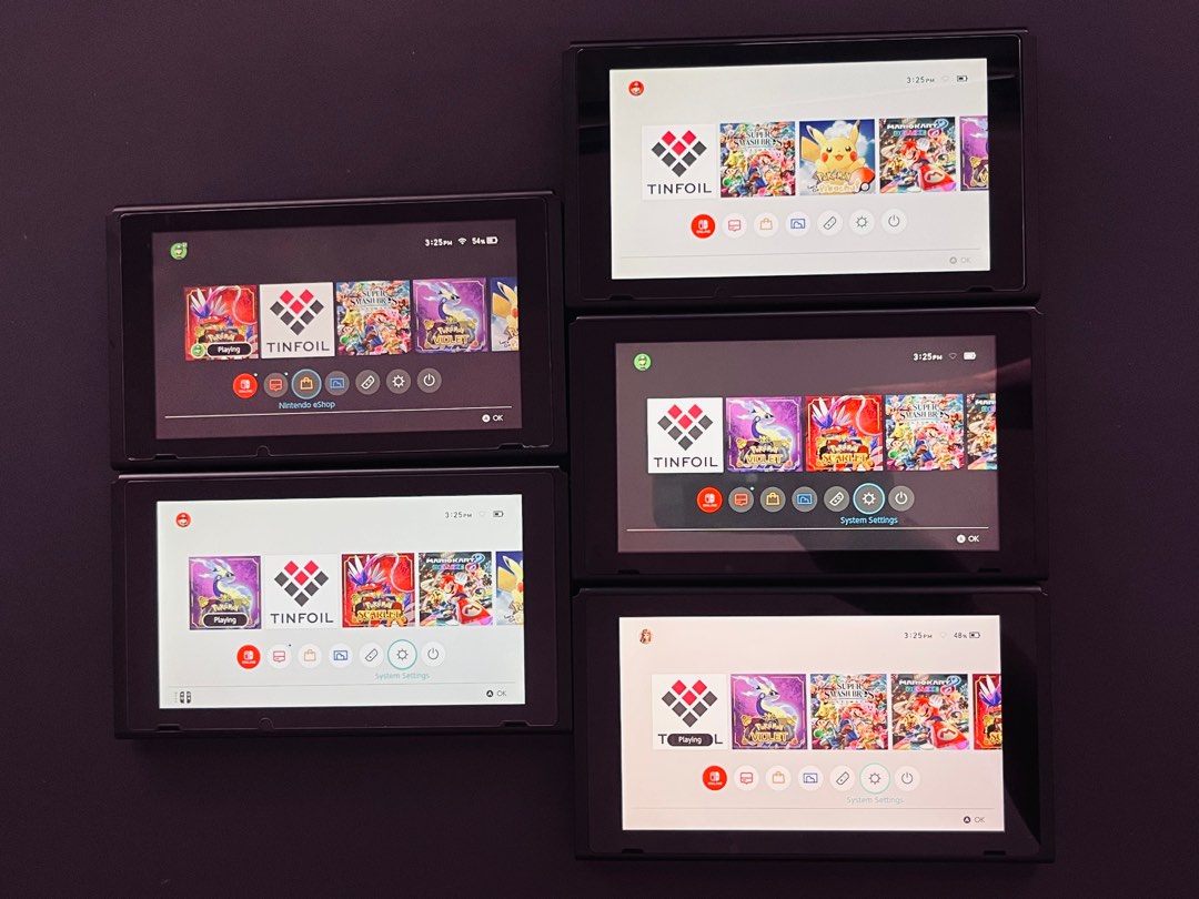 Nintendo Switch Gen 1 15.0.1 Hekate 6.0.1 Atmosphere 1.4.1 Tinfoil ...