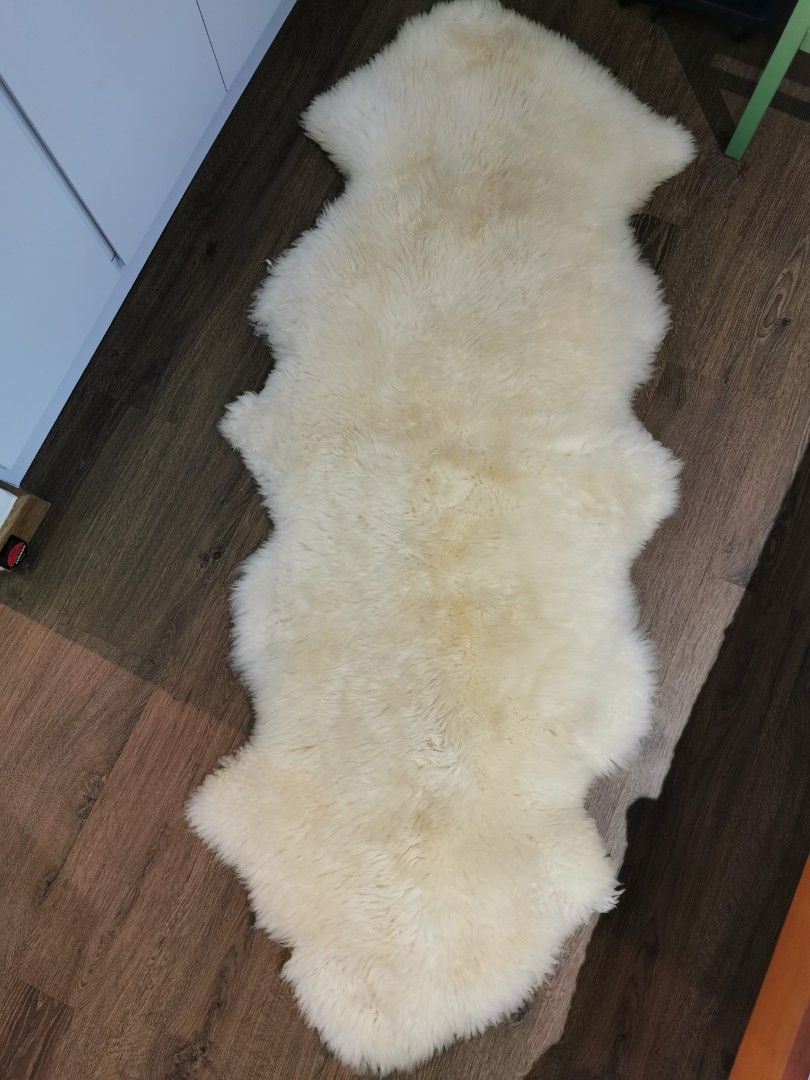 Genuine sheep skin fur rug, Furniture & Home Living, Home Decor ...