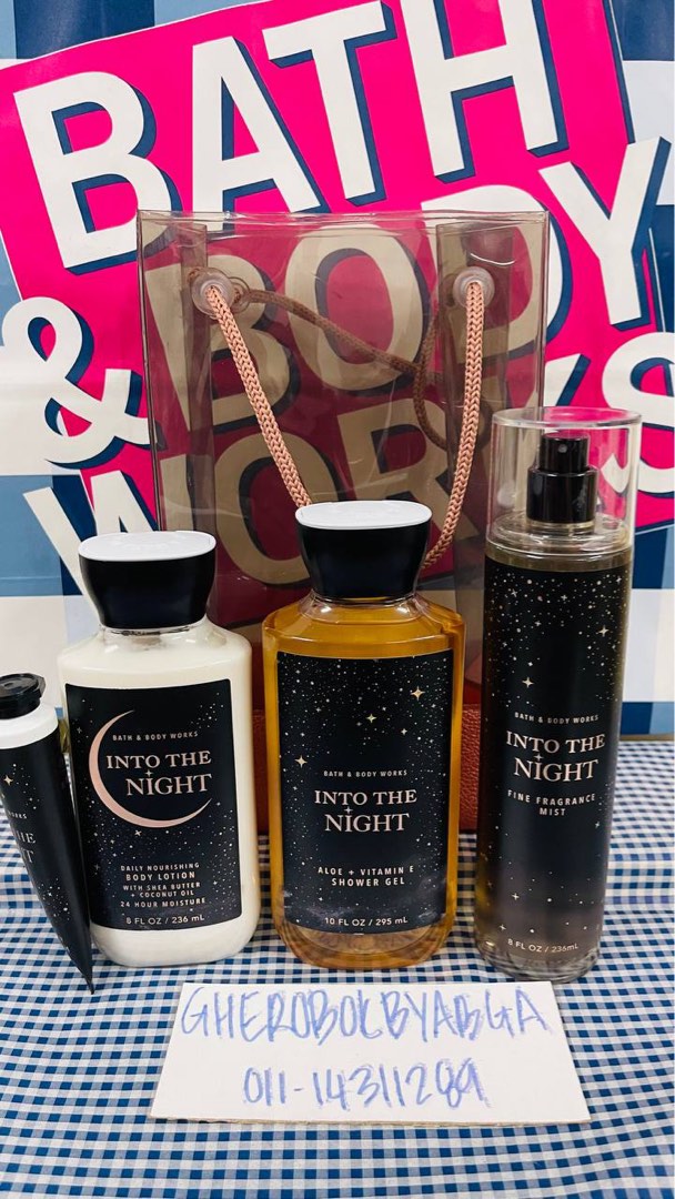 Into The Night Gift Set BBW, Beauty & Personal Care, Bath & Body, Body ...