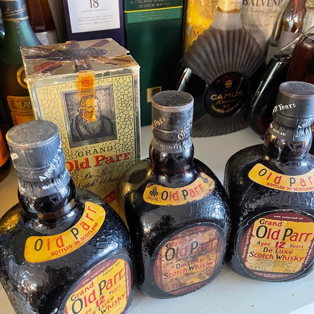 Grand Old Parr 12 Whisky Whiskey rare vintage 750ml, Food & Drinks, Beverages on Carousell