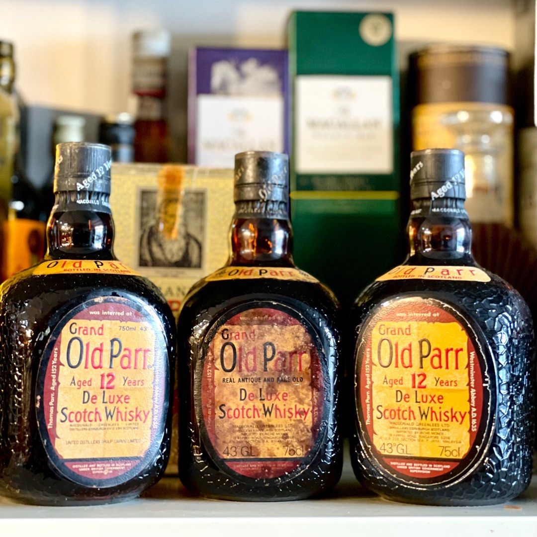Grand Old Parr 12 Whisky Whiskey rare vintage 750ml, Food & Drinks, Beverages on Carousell