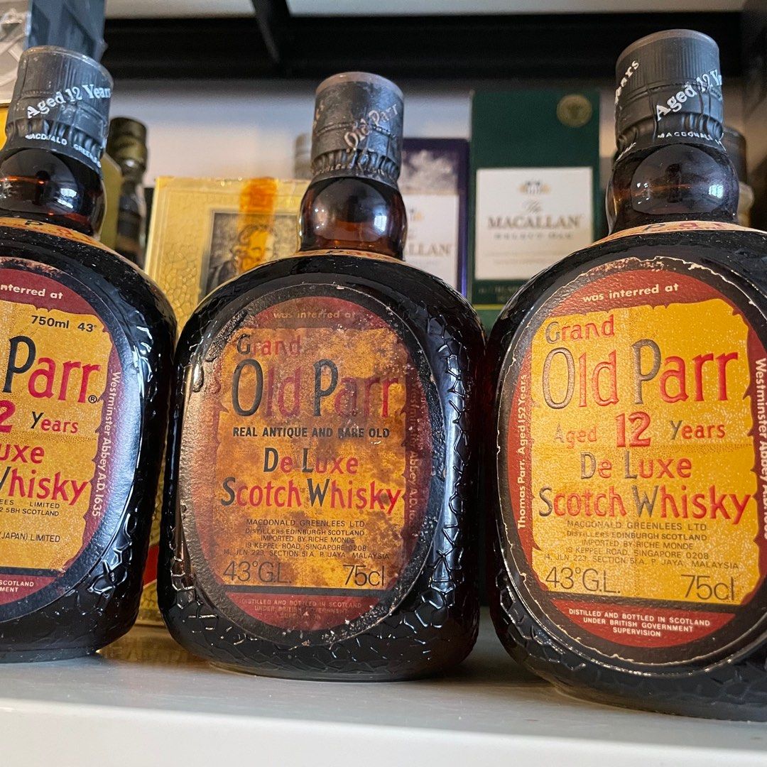 Grand Old Parr 12 Whisky Whiskey rare vintage 750ml, Food & Drinks ...