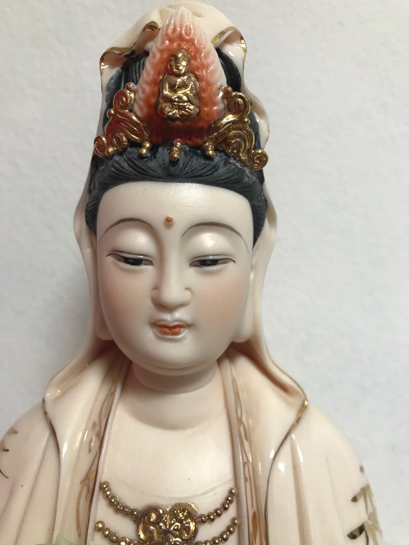 Guan Yin and Di Zhang Wang bucha, Hobbies & Toys, Memorabilia ...