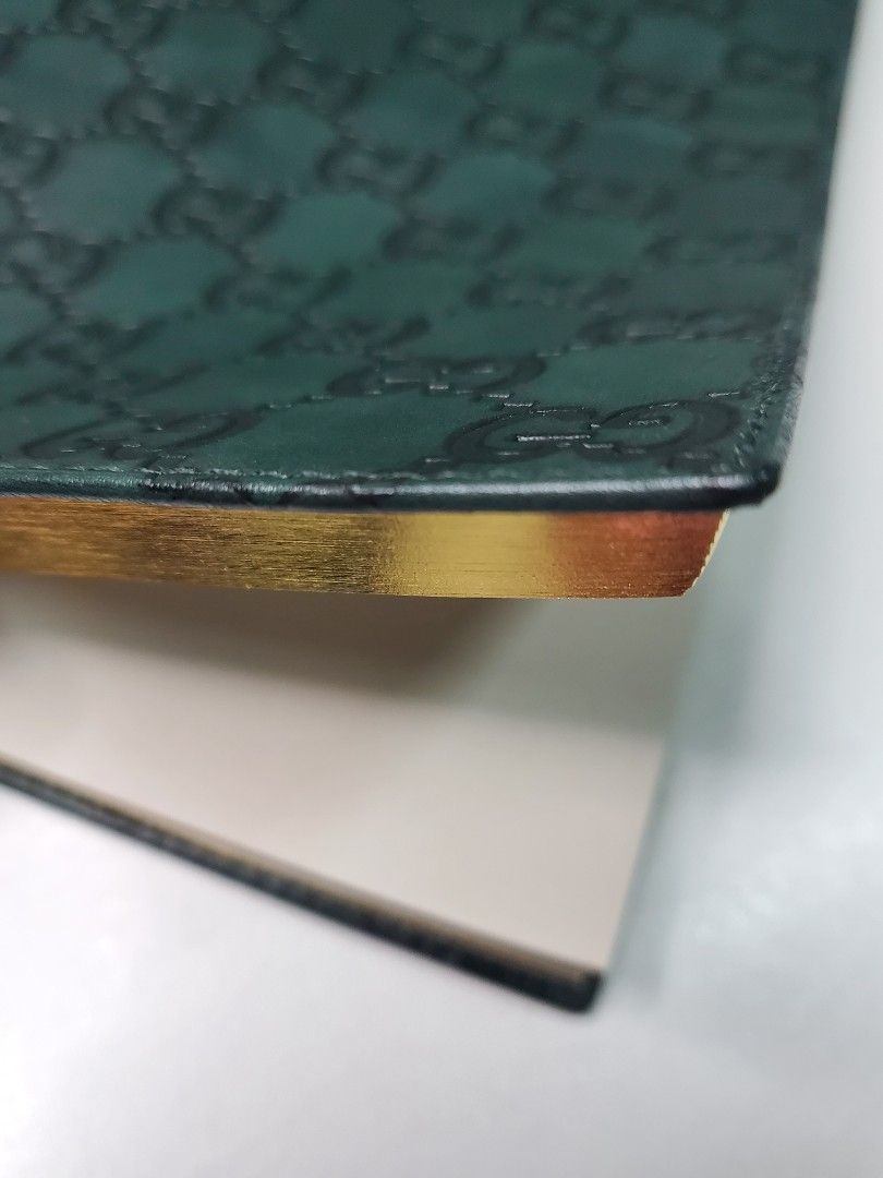 Gucci Leather Cover Notebook and Paper Weight Globe - Made in Italy ...