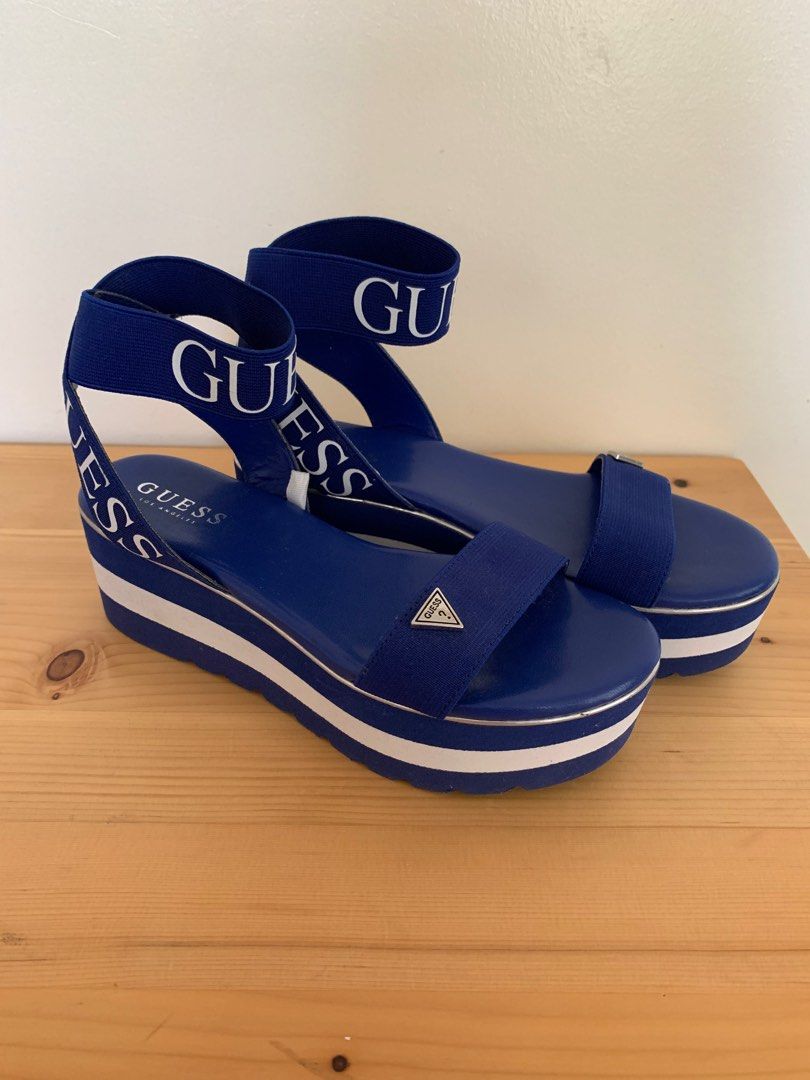 Guess Sandals, Women's Fashion, Footwear, Sandals on Carousell