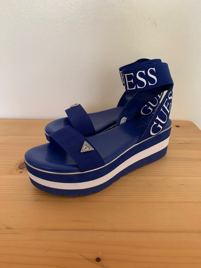 Guess Sandals, Women's Fashion, Footwear, Sandals on Carousell