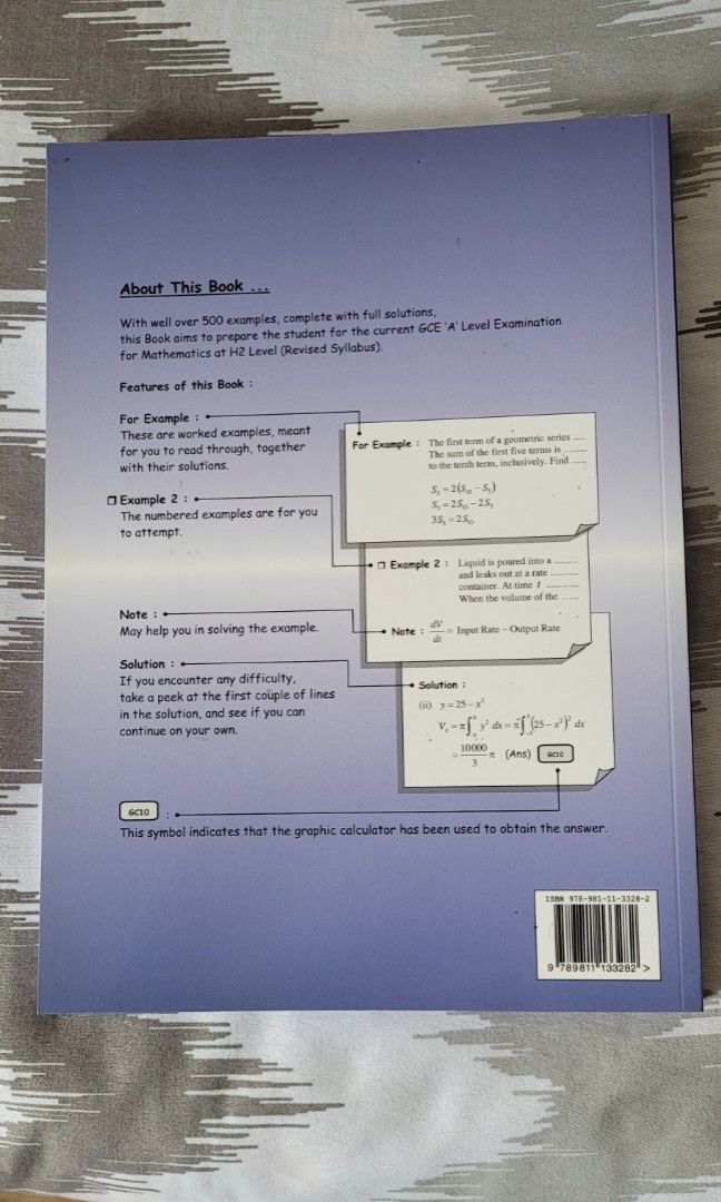 H2 Math JC book [with notes and examples], Hobbies & Toys, Stationery ...