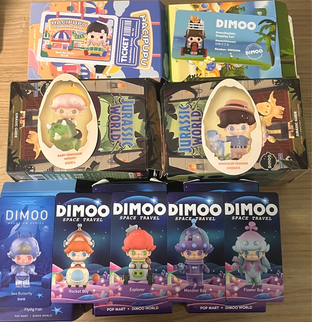 hacipupu celebration and dimoo, Hobbies & Toys, Toys & Games on Carousell