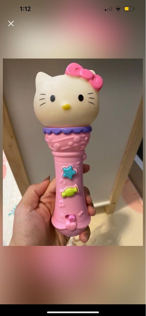 Hello Kitty microphone, Babies & Kids, Infant Playtime on Carousell