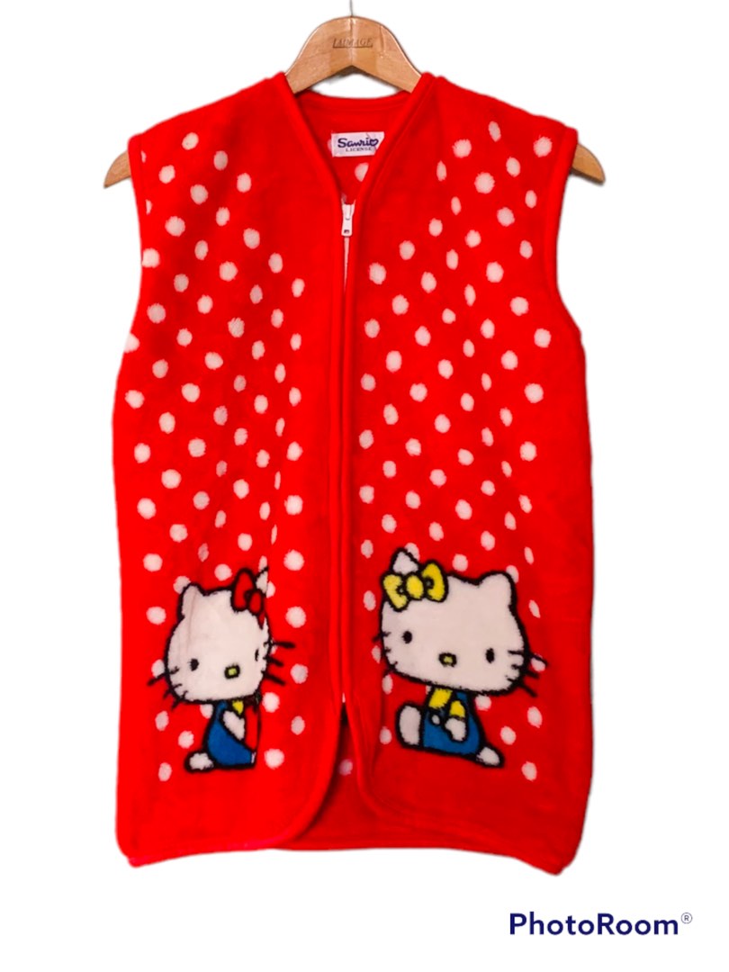 Hello Kitty Vest, Women's Fashion, Tops, Sleeveless on Carousell