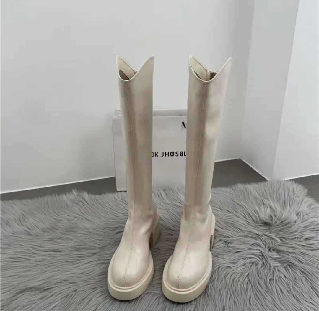 High Boots Womens Fashion Footwear Boots On Carousell