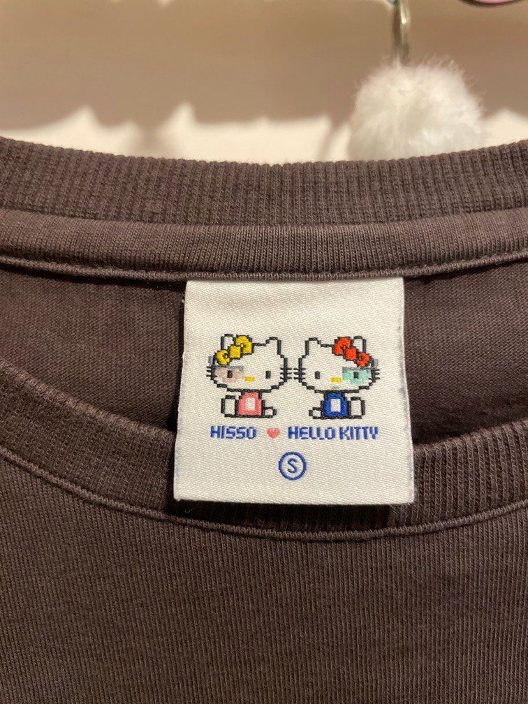Hisso x Hello Kitty 聯乘短袖Tee, 女裝, 上衣, T-shirt - Carousell