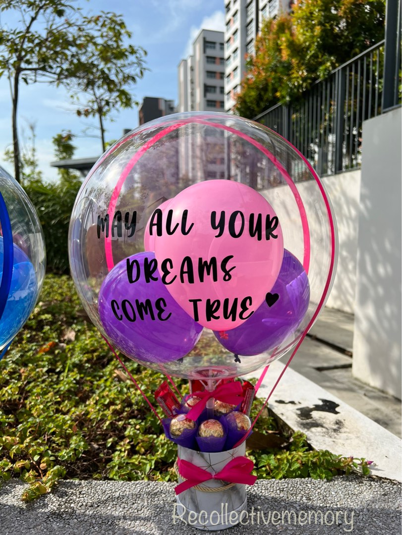 hot air balloon | balloon hamper | chocolate gift | surprise | birthday ...