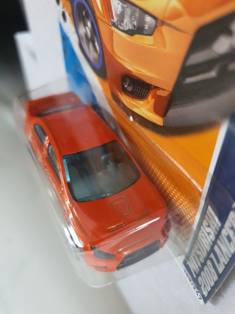 Hot Wheels MITSUBISHI EVOLUTION, Hobbies & Toys, Toys & Games on Carousell
