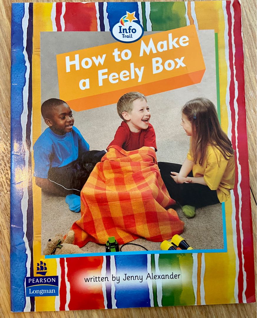 How to make a feely box - Pearson, 興趣及遊戲, 書本 & 文具, 兒童書籍 - Carousell