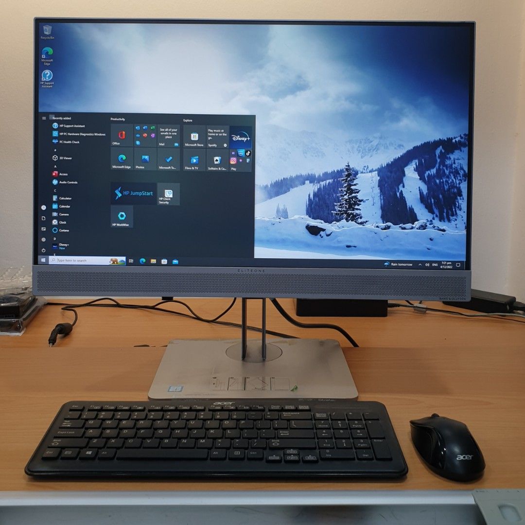 HP EliteOne 800 G3 All-in-One Business PC, Computers & Tech, Desktops ...