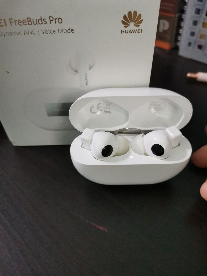 HUAWEI FREEBUDS PRO T0003 WHITE, Audio, Earphones on Carousell