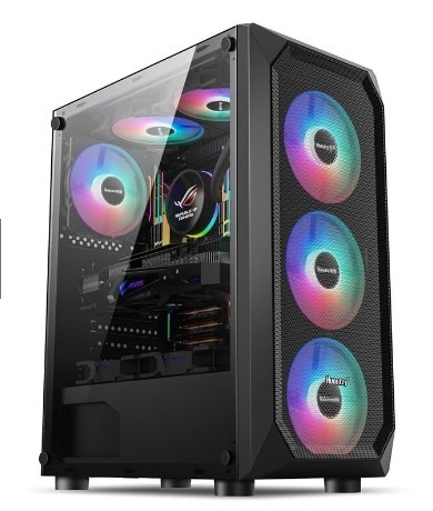 Huntkey Night Hunter V Gaming Case with 3 USB Front Panels ATX / Micro ...