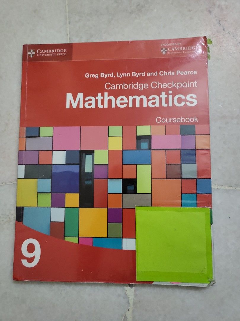 IGCSE KS3 Cambridge Checkpoint Mathematics Coursebook 9, Hobbies & Toys ...