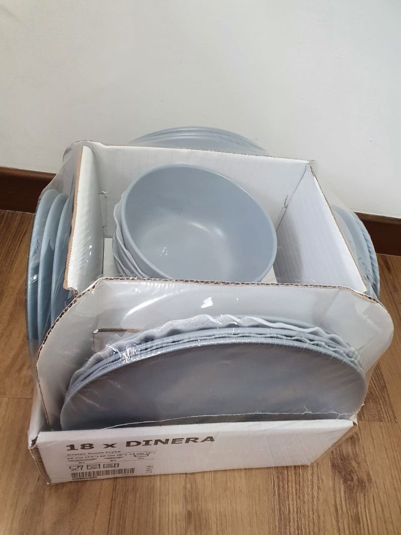 IKEA 18x DINERA Susan Pryke Dinnerware, Furniture & Home Living ...