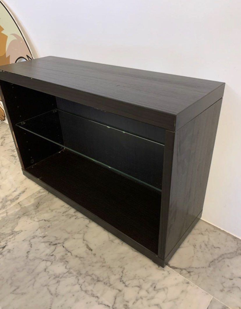 IKEA Besta Frame with glass shelve, Furniture & Home Living, Furniture ...