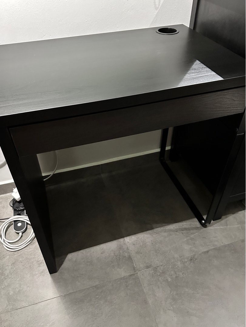 IKEA Micke Study Table black WFH desk work, Furniture & Home Living, Furniture, Tables & Sets on ...